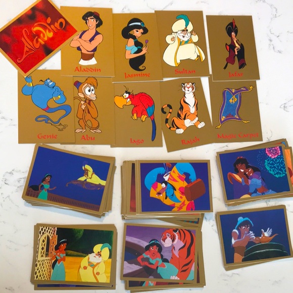 Disney | Toys | Aladdin Disney Trading Cards Complete Set | Poshmark